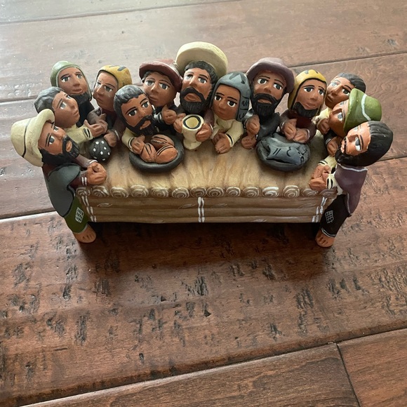 Accents | Clay Last Supper Jesus And Deciples Ceramic Figurine | Poshmark